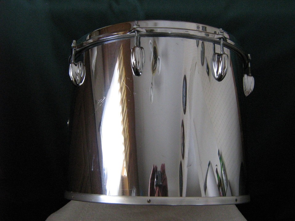 Slingerland Concert Tom COW 12 x 15 5ply 70's w/ TAMA Mount VG Clean ...