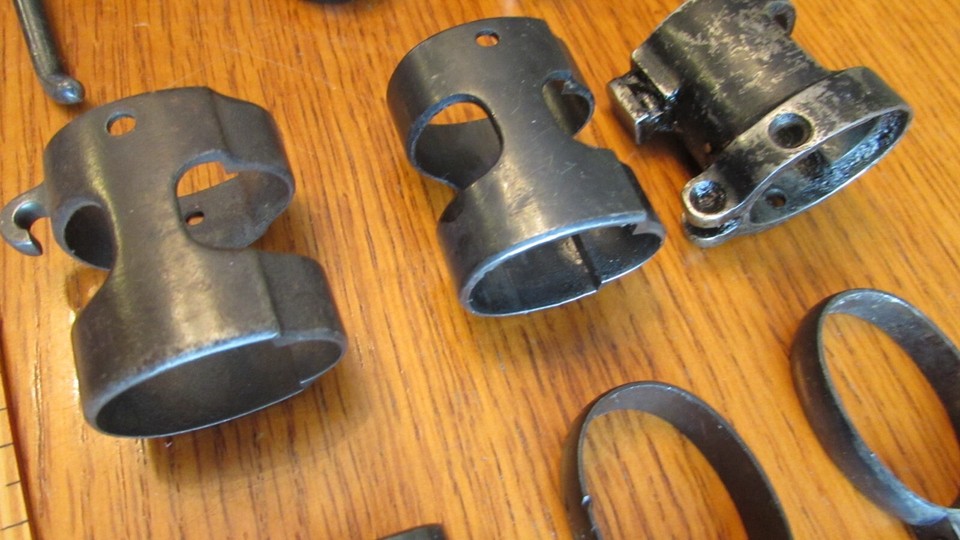 Lot of Vintage WWII Mauser Rifle Barrel bands | eBay