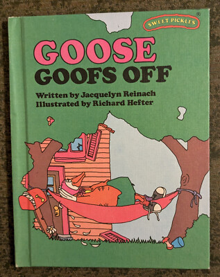 Goose Goofs Off + Me Too Iguana by Jacquelyn Reinach - hardcover kids ...