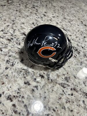 William Perry Bears Mini Speed Helmet Beckett COA | eBay