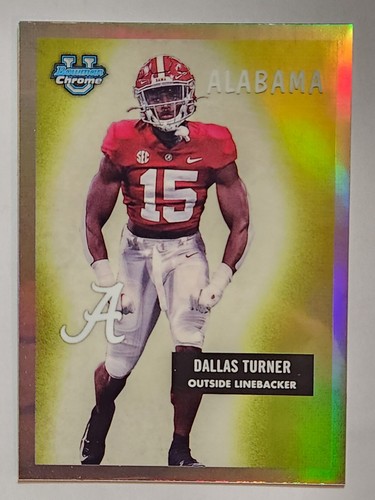 2023 Bowman Chrome University 1955 Retro #55BF-30 Dallas Turner ...