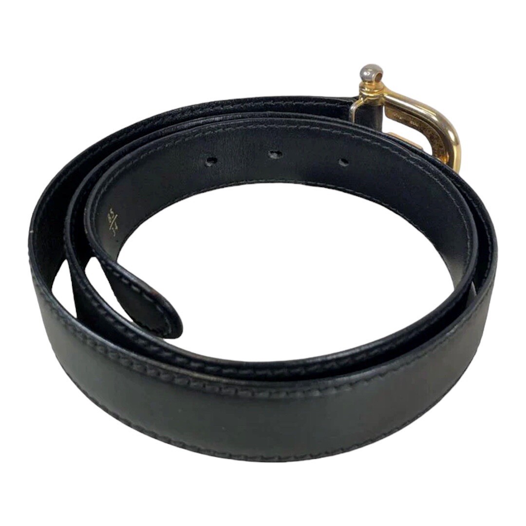 Rare Vintage Gucci Dual Metal 1970s Single G Belt And Buckle Rare Vintage Gucci Dual Metal 1970s Single G Belt And Buckle