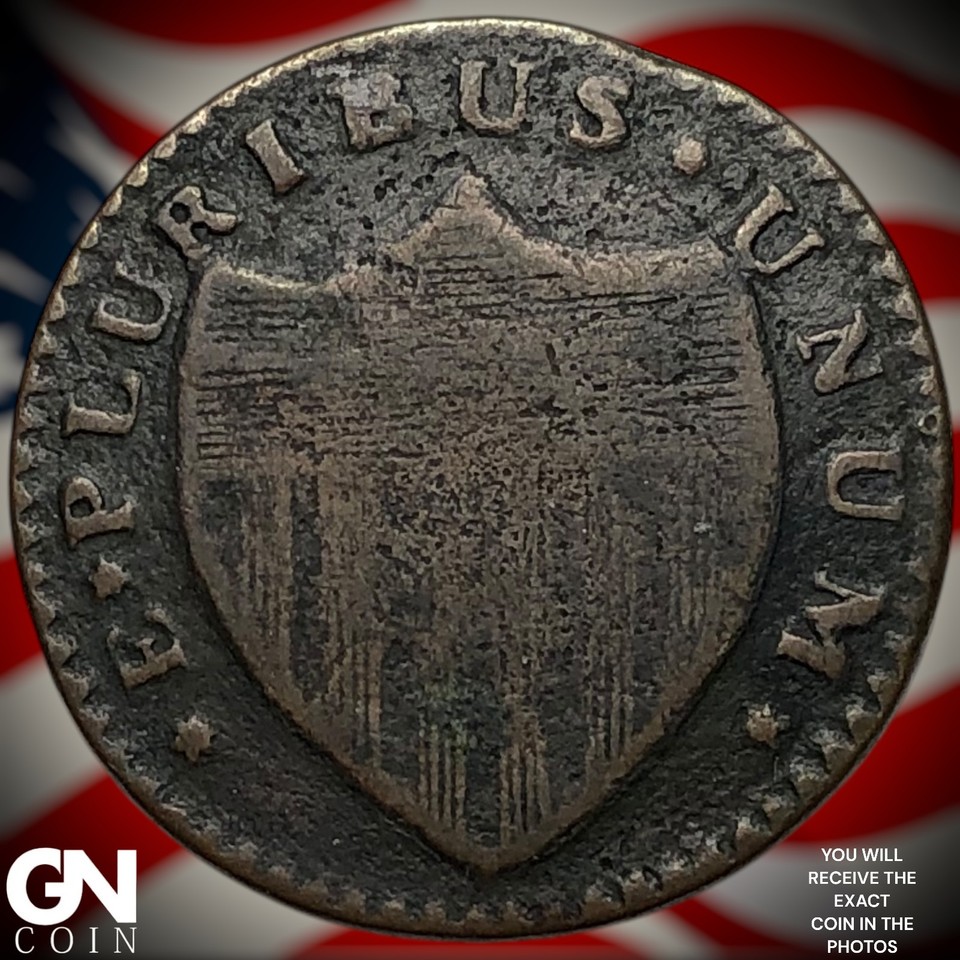 1786 NEW JERSEY Colonial Coin Z2913 | eBay
