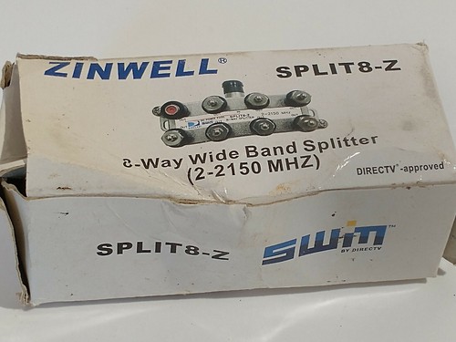 New 8 Way Wide Band Splitter Zinwell SPLIT8-Z | eBay