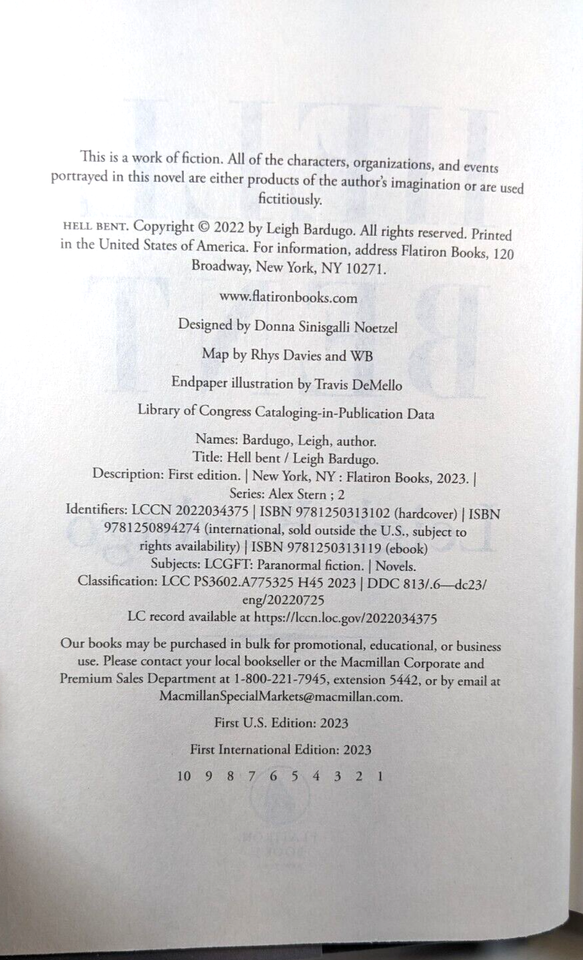 Alex Stern Books Series Leight Bardugo HELL BENT~NINTH HOUSE 1st Ed/1st ...