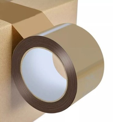 Buff Brown Clear Packaging Parcel Packing Tape Strong 48mm x 66m ...