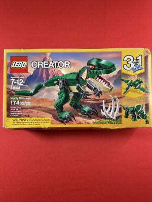 LEGO CREATOR: Mighty Dinosaurs (31058) Factory Sealed Box Damage ...