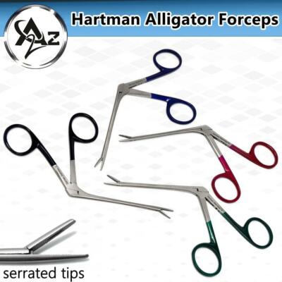 OR GRADE Alligator Ear Nasal Forceps 3.5" Color Rings Serrated ENT ...