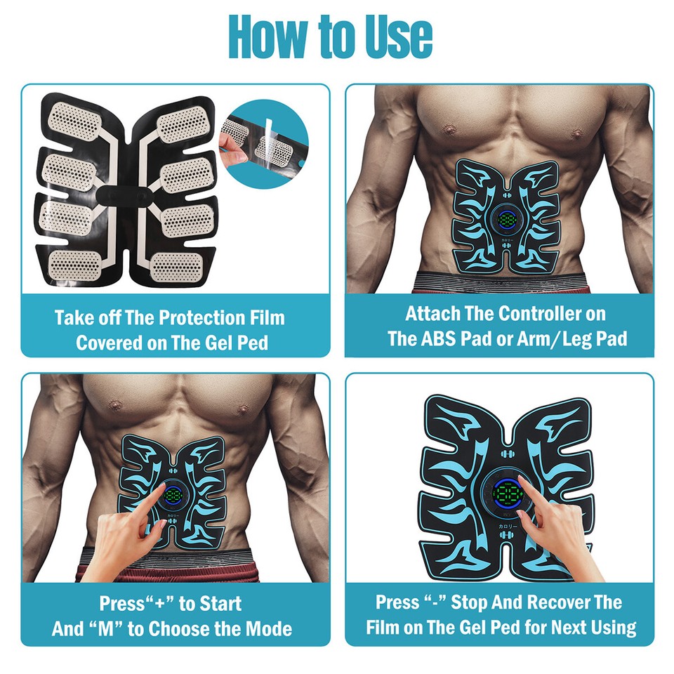 Tactical X Abs Stimulator - Abs - Arms - Hips - ultimate abs 360 ...