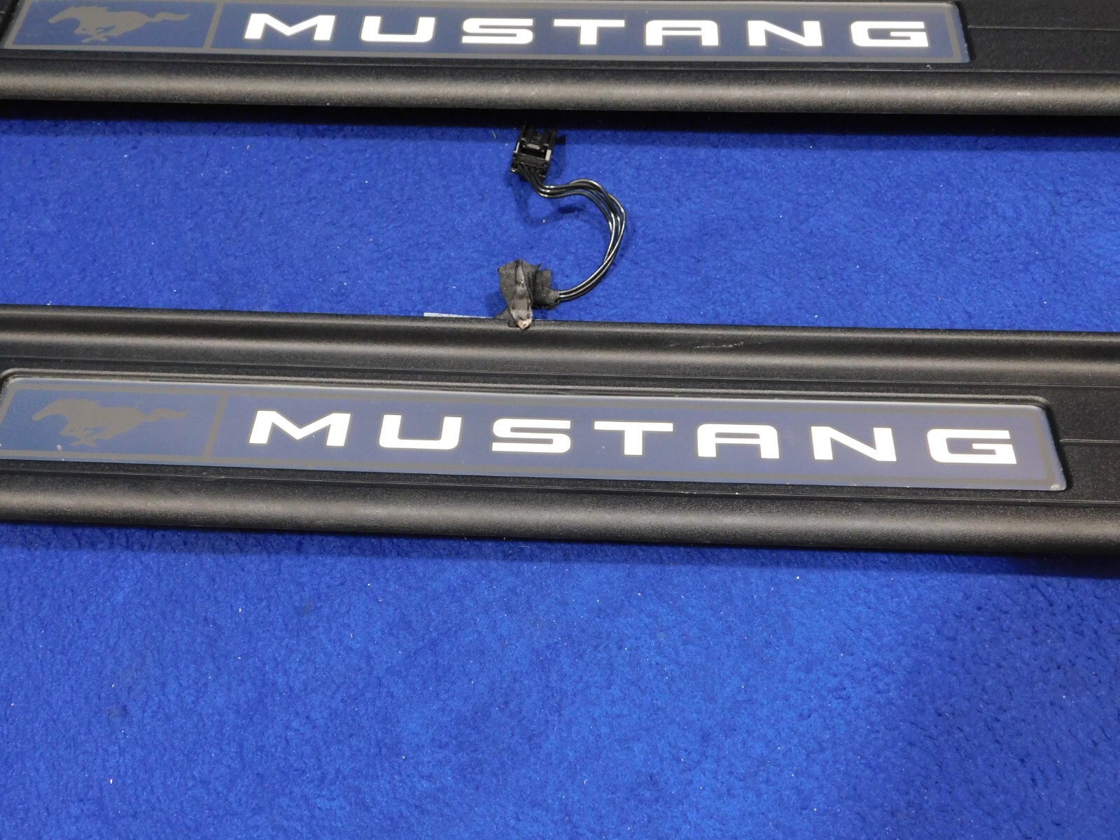 17 2017 Ford Mustang OEM GT Lighted Scuff Sill Plate Pair Plates Take ...