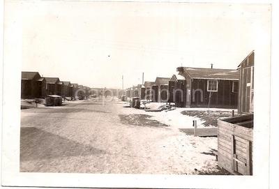 US Army Soldier Barracks Housing Street Truax Field MADISON WI Vtg WWII ...