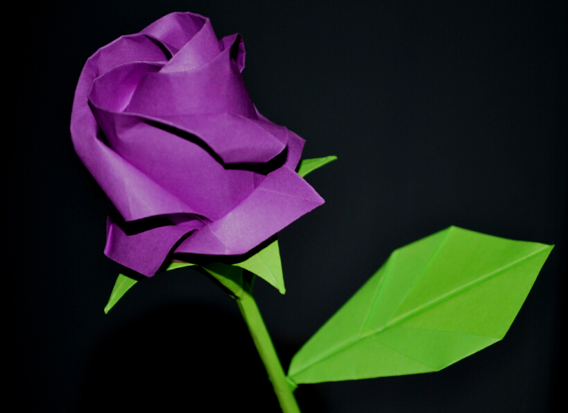 Dozen Origami Paper Rose flower bouquet Valentine Gift wedding ...