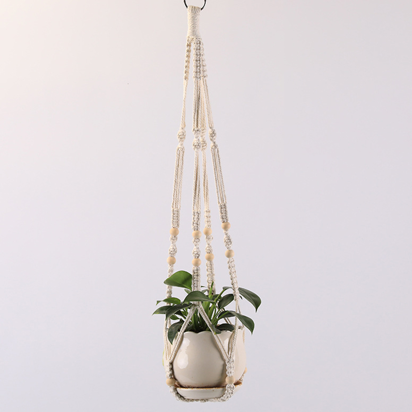 3pcs Flower Pots Holder Knot Ornamental Potted Plant Knotted Lifting ...