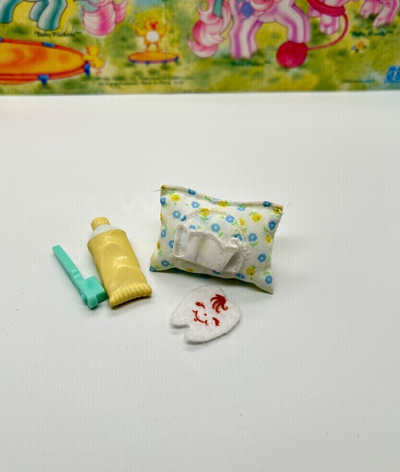 My Little Pony Accessories G1 First Tooth Pillow Tooth Toothpaste ...