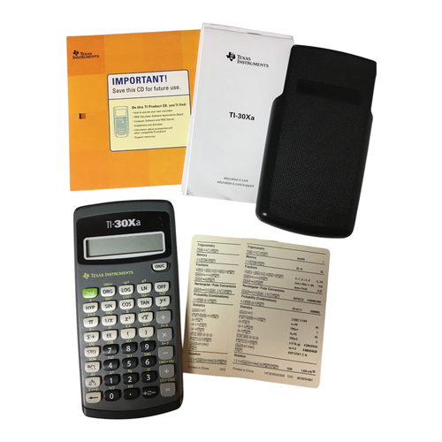 Texas Instruments TI-30Xa Scientific Calculator Battery Powered ...