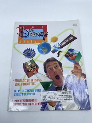 The Disney Magazine Fall 1994 Bill Nye | eBay