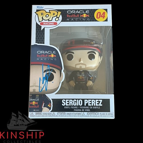 Sergio Perez signed Funko Pop JSA COA Rare F1 Red Bull Auto Checo Z1625 ...