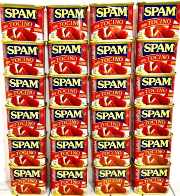 Spam with Tocino Seasoning Luncheon Meat 12 oz ( Pack of 24 )~Exp 4/ ...