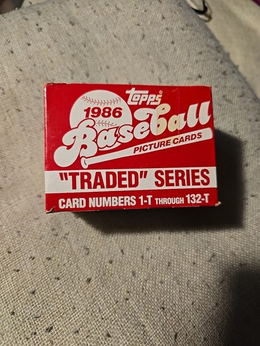 Topps 1986 Baseball "Traded" Series Complete Set | eBay