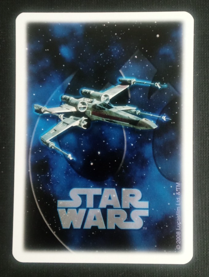 2008 Star Wars Vehicle OF Heroes Playing Card V-Wing 5 Clubs | eBay