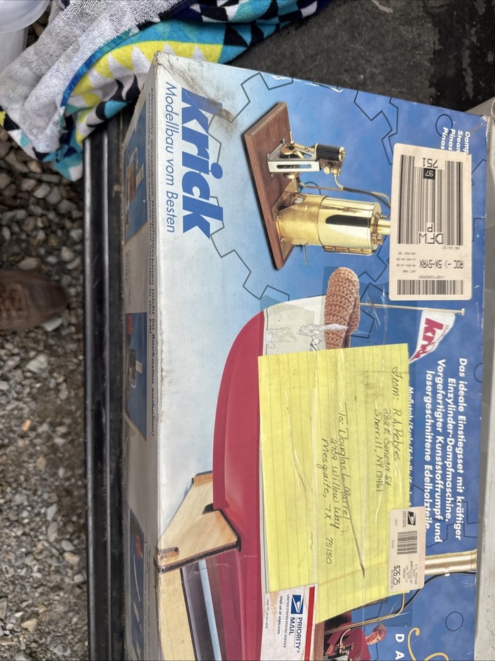 Krick Anna Dampfpinasse Nr. 20211 New in box | eBay