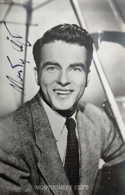 Montgomery Clift -- Signed Vintage Photo Postcard Copy | eBay