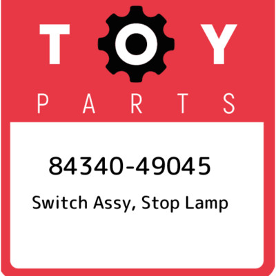 84340-49045 Toyota Switch assy, stop lamp 8434049045, New Genuine OEM ...