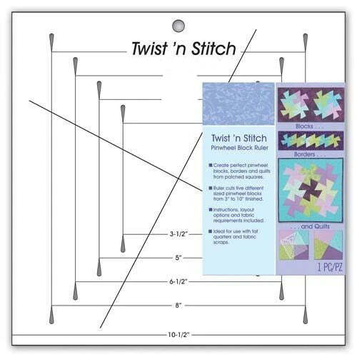 Twist N Stitch Ruler June Tailor | eBay