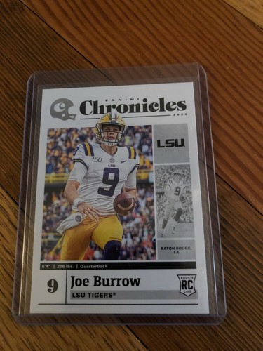2020 Panini Chronicles Draft Picks Joe Burrow RC #1 Rookie Card LSU ...