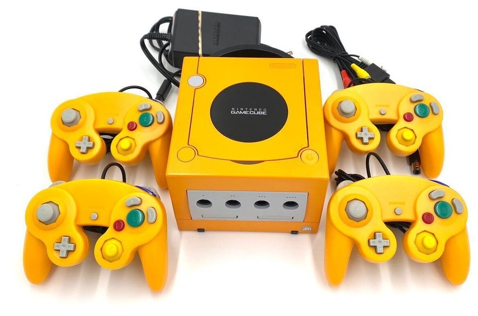 Nintendo Gamecube Console NGC Console+ UP to 4 Controllers + Wires ...