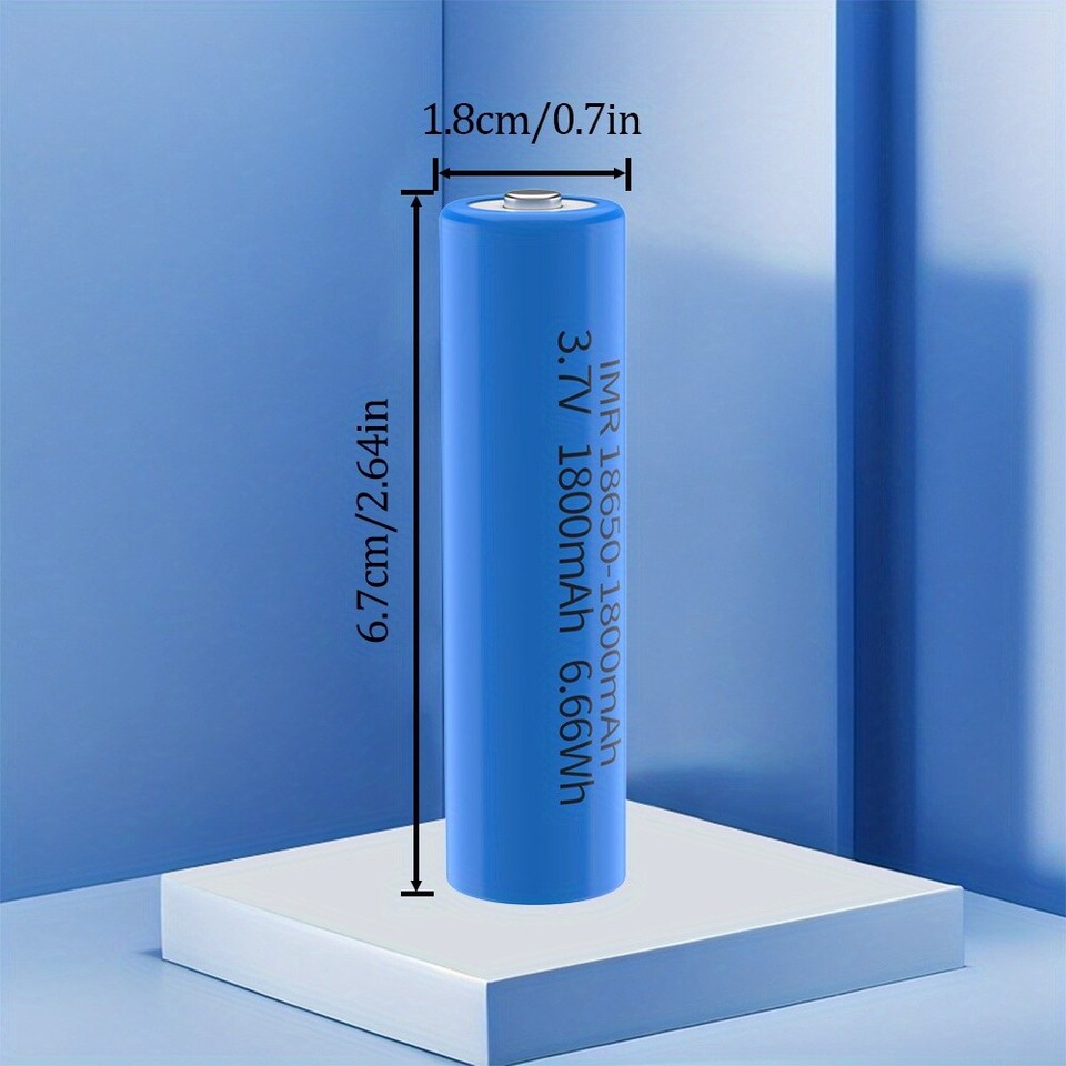 3.7V 1800mAh Li-ion Rechargeable Battery + Excellent Spare ...