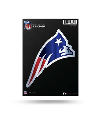 New England Patriots Logo Metallic Die-Cut Decal 6x3 Inches Free Ship ...
