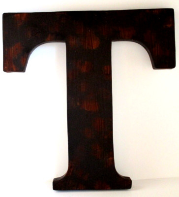 Pottery Barn ~ RUSTIC METAL LETTER "T" ~ NIB HTF!! | eBay