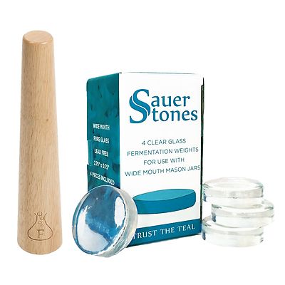 Fermentology Fermentation Weights and Smasher Combo - Sauer Stones ...