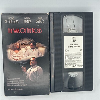 War of the Roses, The (1989), VHS Movie, CBS FOX Video (1990), M ...