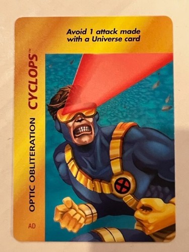 Marvel Overpower CYCLOPS SpecialA D Optic Obliteration Classic Common ...