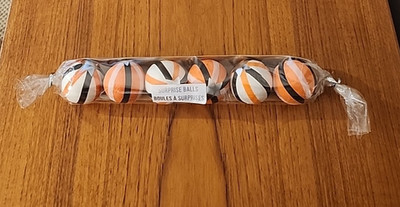 NWT SET 6 Meri Meri PARTY HALLOWEEN PUMPKIN Surprise Balls | eBay