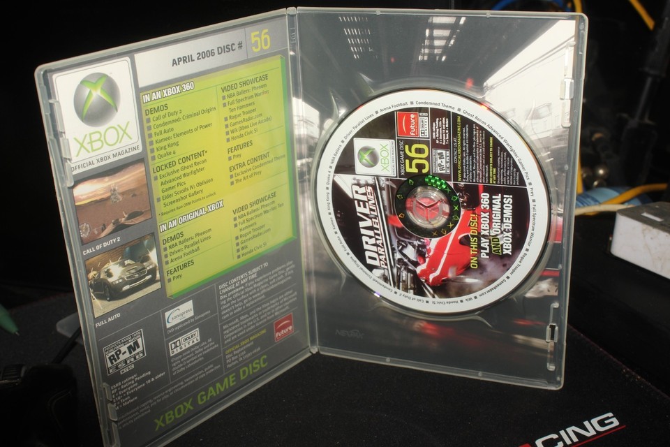 Official Xbox Magazine Disc 56 April 2006 Driver Parallel Lines Demo ...