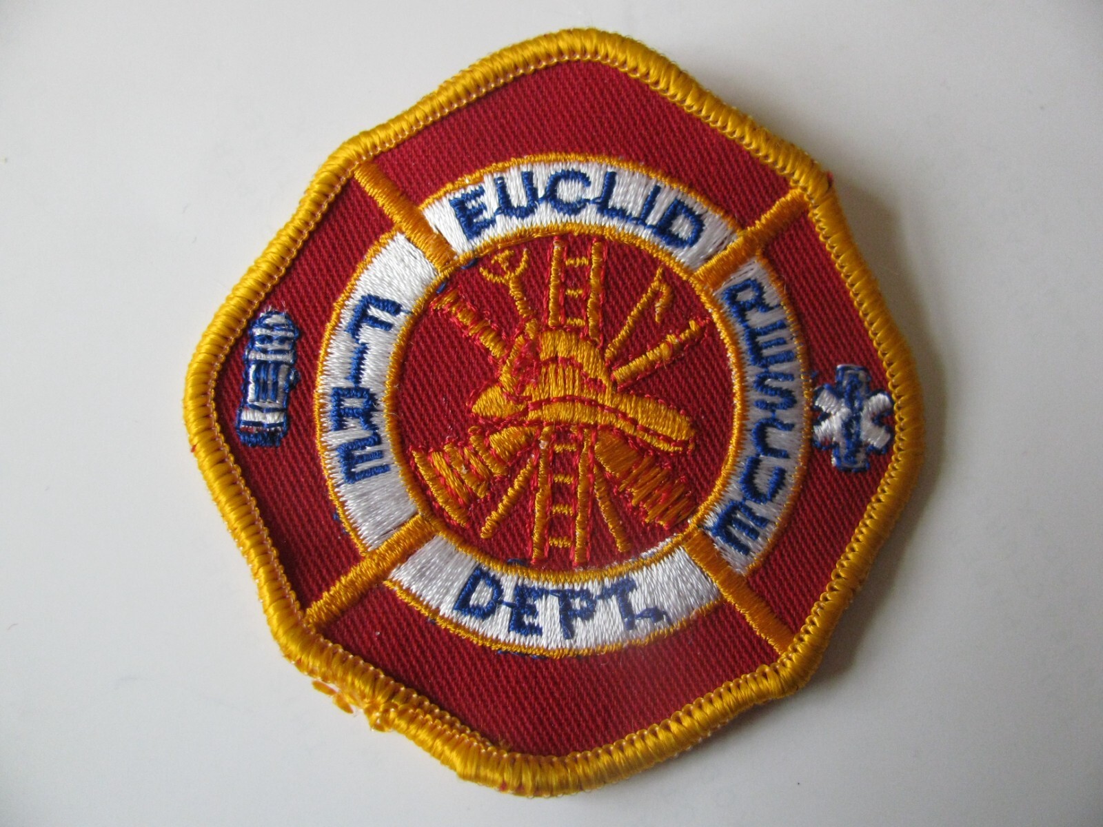 Euclid Ohio OH Fire Rescue EMT EMS Dept Patch Sew On 3” Free Shipping ...