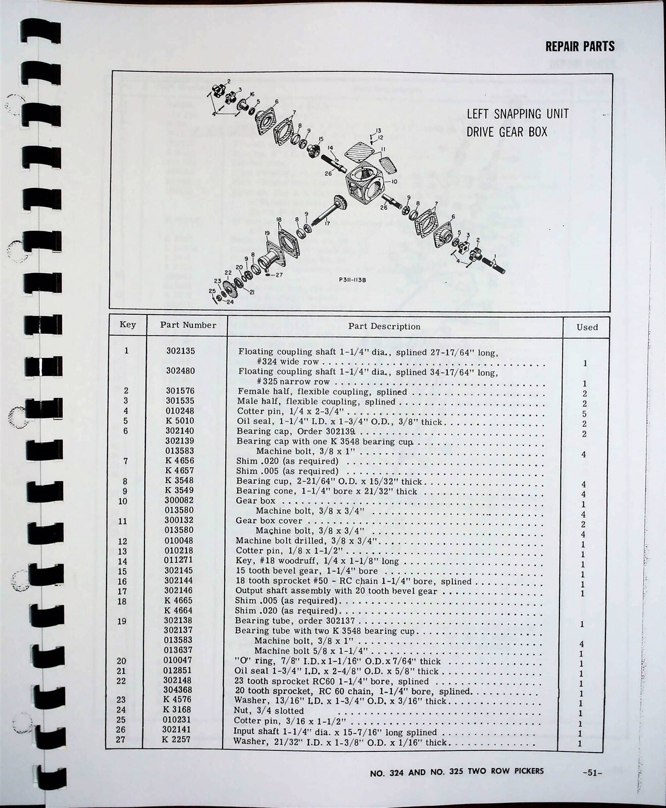 New Idea 324 325 Gathering Unit Owners Operators Manual Parts Catalog ...