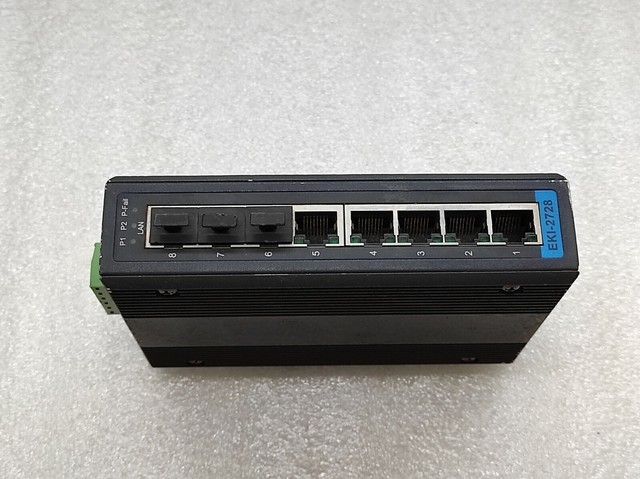 Advantech Eki-2728 Industrial Ethernet Switch 8 Port for sale online | eBay