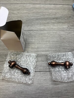 Signature Hardware Small Brass Lever Handles - Pair of 2 329512 | eBay