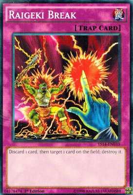 Raigeki Break YS14-EN033 1st X 1 YUGIOH Effect Monster | eBay