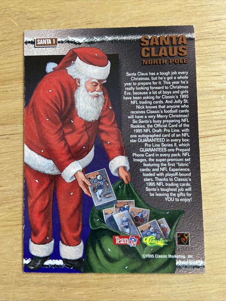 1995 Classic Pro Line Santa Claus Trading Card SANTA1 | eBay