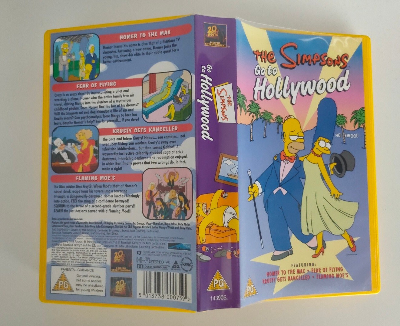 The Simpsons - The Simpsons Go To Hollywood - Matt Groening (PAL VHS ...
