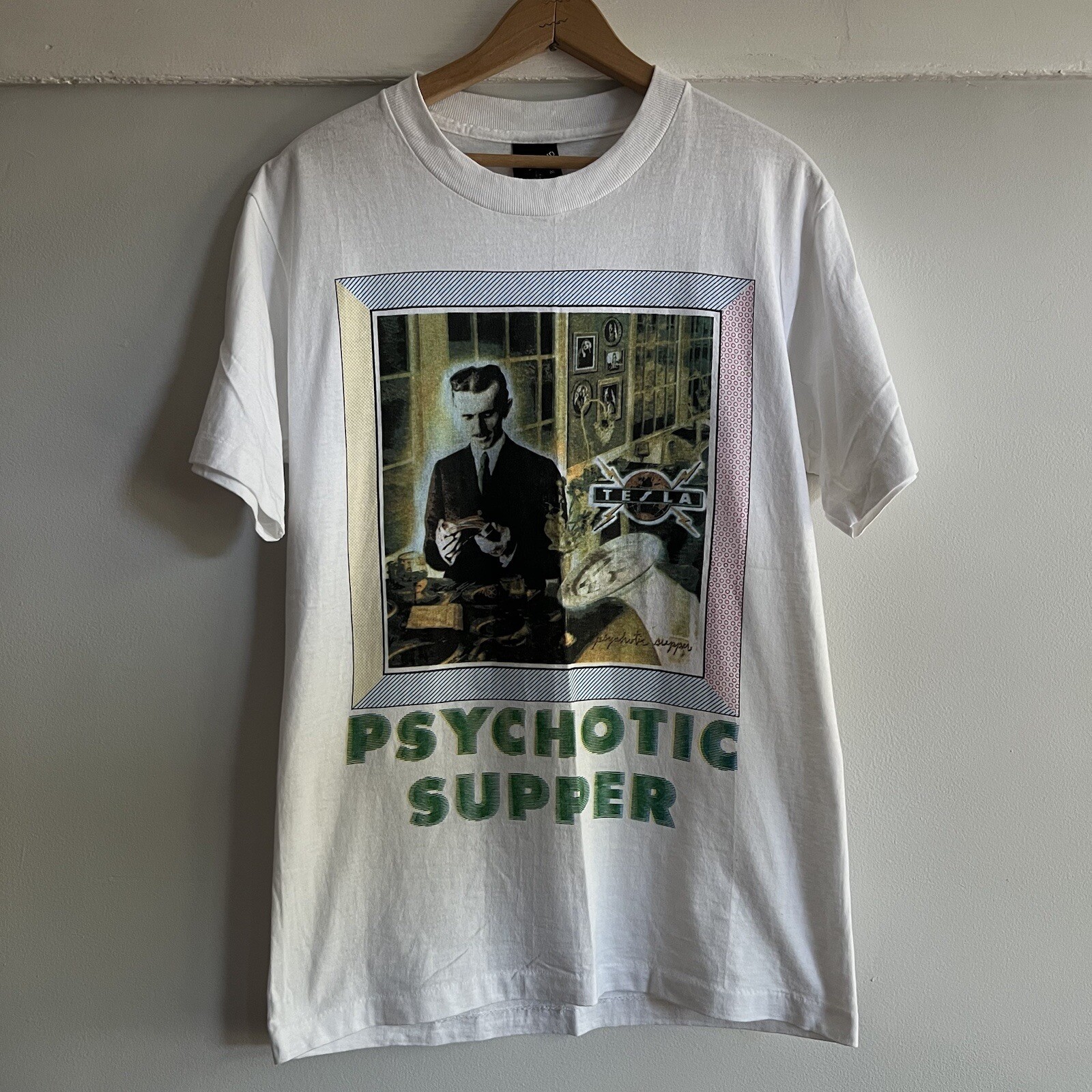 Vintage Psychotic Supper Tesla Firehouse US Tour 92 T… - Gem