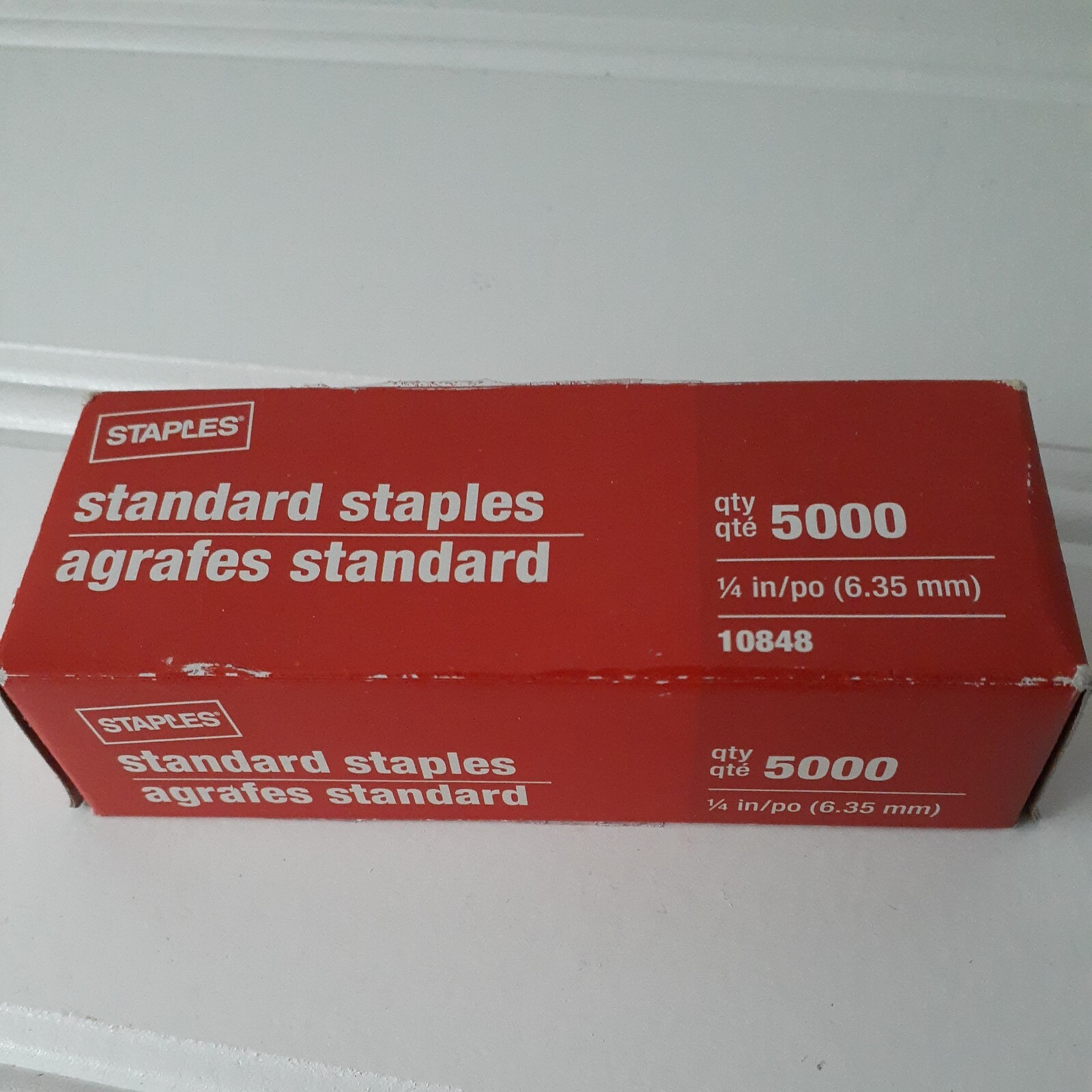 Staples Brand 1/4" Standard Stapler Staples 5000 Count Box | eBay