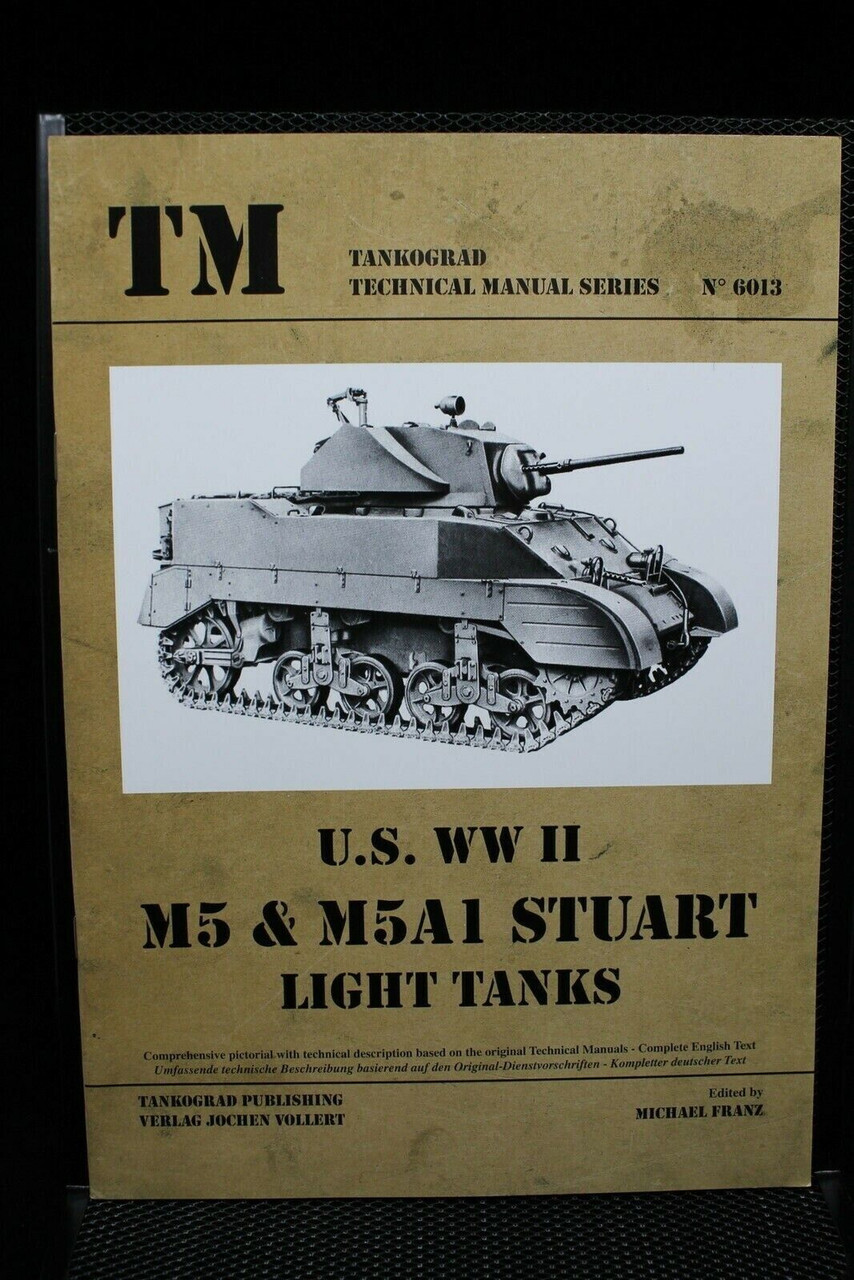 WW2 US Army M5 M5A1 Stuart Light Tanks Tankograd Book | eBay