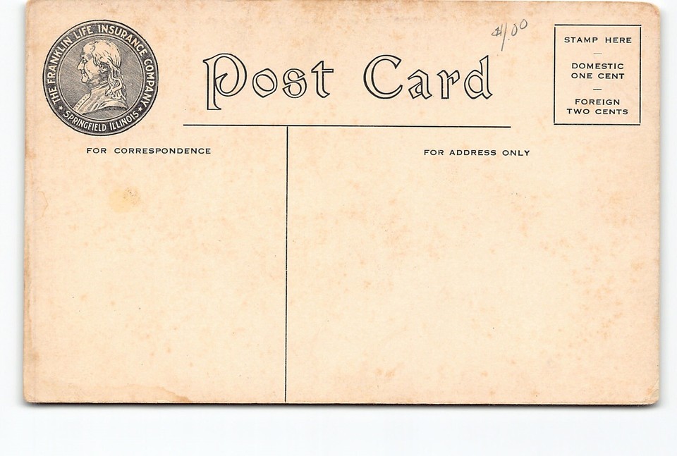 Home Office Franklin Life Insurance Company Springfield Illinois IL DB ...