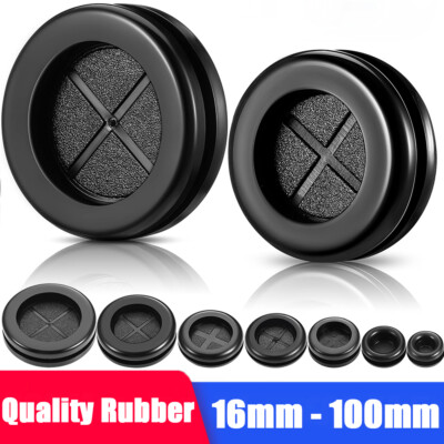 Round Rubber Plug Hole Grommet for Protecting Cable Wire Hole Plug 16mm ...